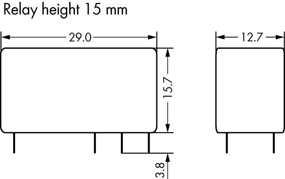 WAGO 788-168 relej za štampanu pločicu 110 V/DC 2 CO kontakt (pak. 20 kom)