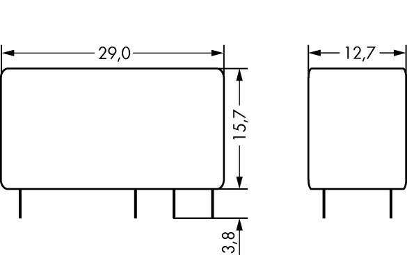 WAGO 788-157 relej za štampanu pločicu 24 V/DC 2 CO kontakt (pak. 20 kom)