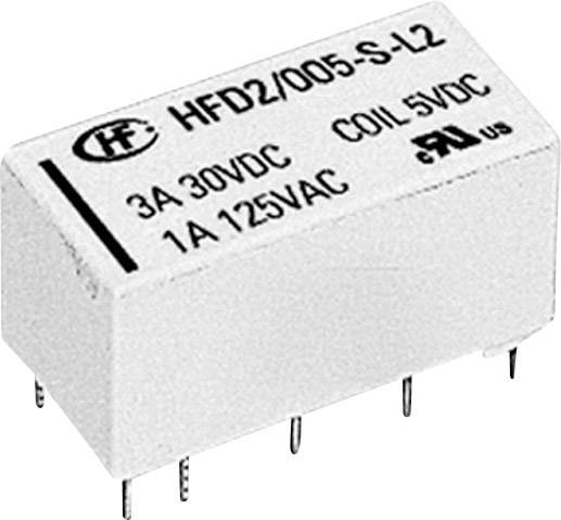 HFD2/012-S-L2-D relej za štampanu pločicu 12 V/DC 2 CO kontakt