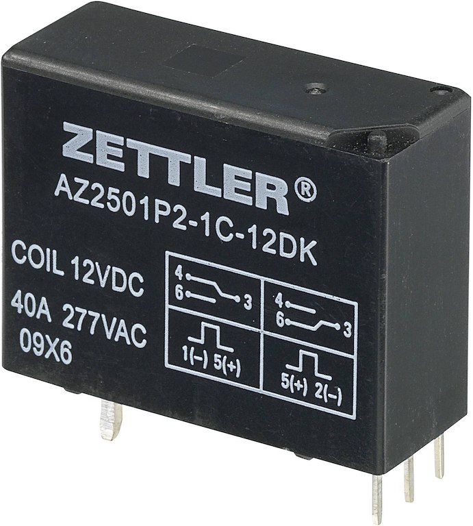 Zettler AZ2501P2-1C-12DK relej za štampanu pločicu 12 V/DC 1 CO kontakt