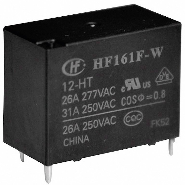 Hongfa HF161F-W/012-HT relej za štampanu pločicu 12 V/DC 1 NO kontakt