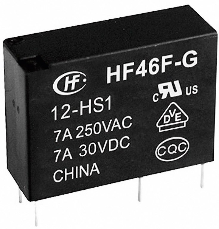 Hongfa HF46F-G/024-HS1 relej za štampanu pločicu 24 V/DC 1 NO kontakt