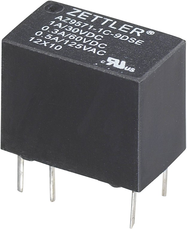 Zettler AZ9571-1C-12DSE relej za štampanu pločicu 12 V/DC 1 CO kontakt