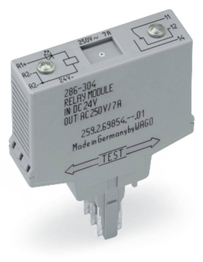 WAGO 286-508 utični relej 230 V/AC 1 CO kontakt