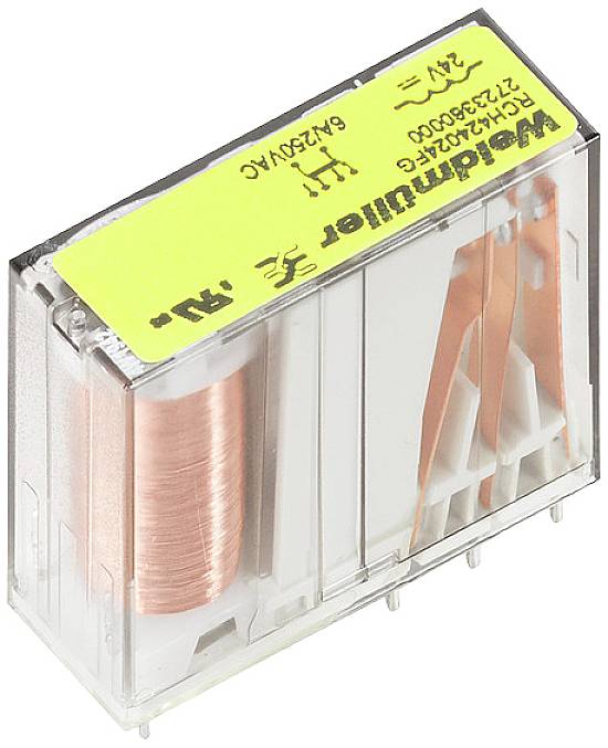 Weidmüller RCH424024FG utični relej 24 V/DC 2 CO kontakt (pak. 20 kom)