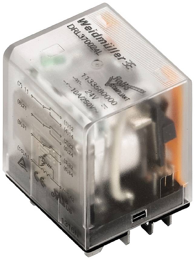 Weidmüller DRL373048L utični relej 48 V/DC 3 CO kontakt (pak. 10 kom)