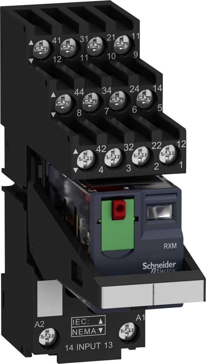 Schneider Electric RXM4AB1B7PVS utični relej 24 V/AC 4 CO kontakt (pak. 30 kom)