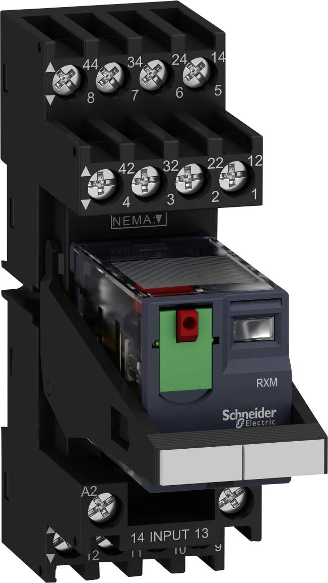 Schneider Electric RXM4AB2B7PVM utični relej 24 V/AC 4 CO kontakt (pak. 30 kom)
