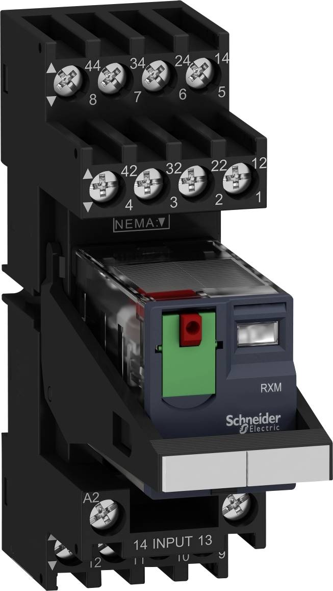 Schneider Electric RXM4AB1B7PVM utični relej 24 V/AC 4 CO kontakt (pak. 30 kom)