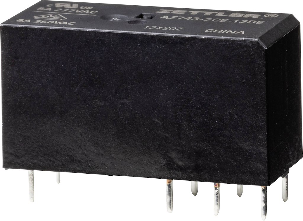 Zettler AZ743-2CE-12DE napojni relej 12 V/DC