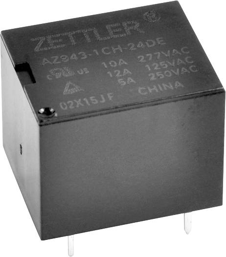 Zettler AZ943-1AH-12DEGW relej za štampanu pločicu 12 V/DC 1 NO kontakt