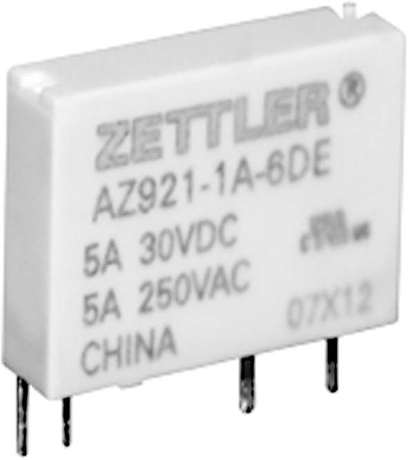 Zettler AZ921-1A-12DEF relej za štampanu pločicu 12 V/DC 1 NO kontakt