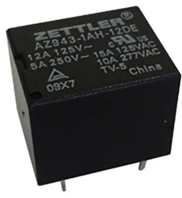 Zettler AZ943-1CH-24DE relej za štampanu pločicu 24 V/DC 1 CO kontakt