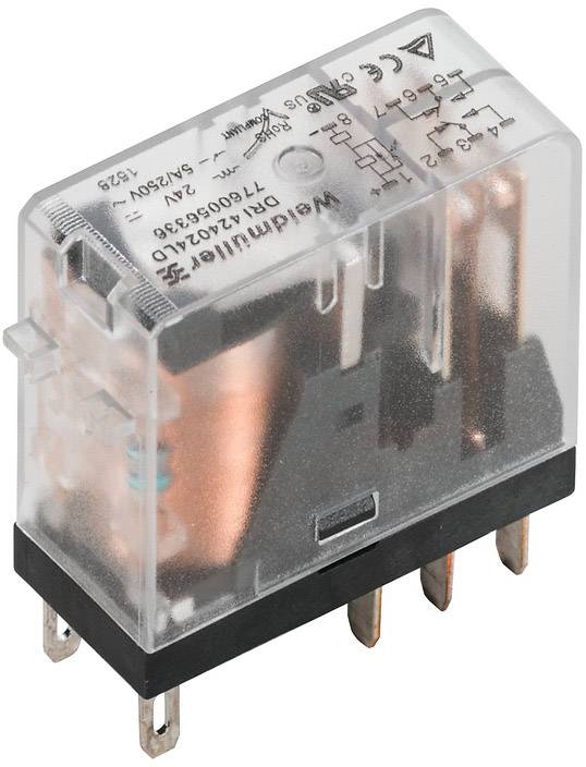Weidmüller DRI424024LD utični relej 24 V/DC 2 CO kontakt (pak. 20 kom)