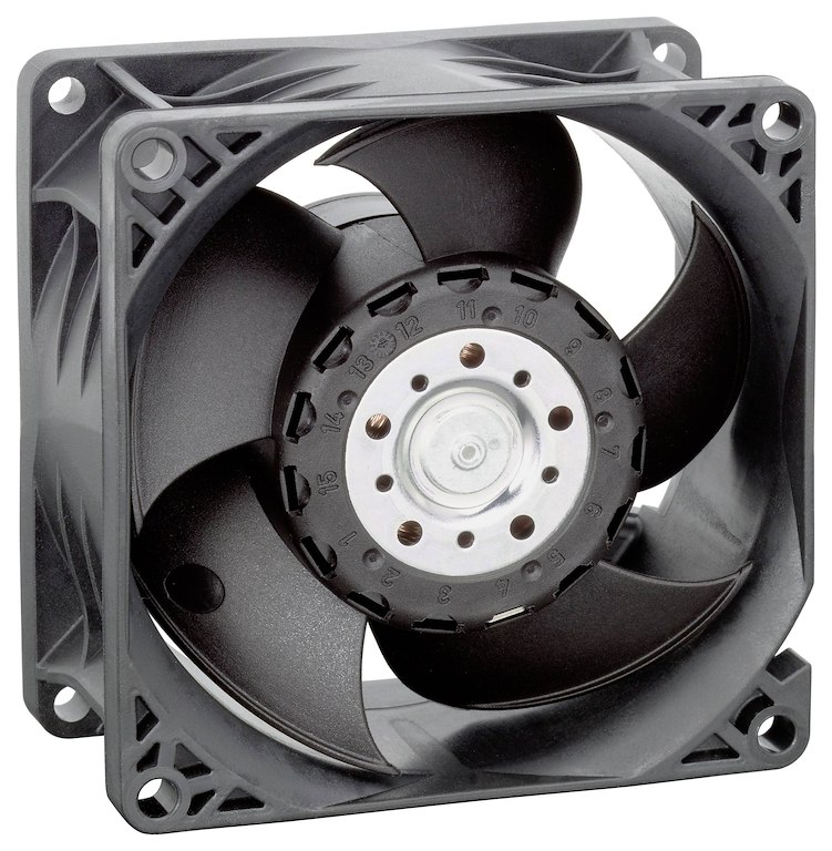 EBM Papst 8214J/2H3PU-216 aksijalni ventilator 24 V/DC 190 m³/h 80 x 80 x 38 mm