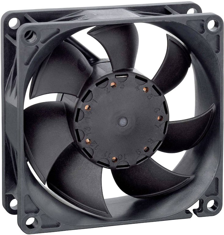 EBM Papst 8452/2H4P aksijalni ventilator 24 V/DC 115 m³/h 80 x 80 x 25 mm