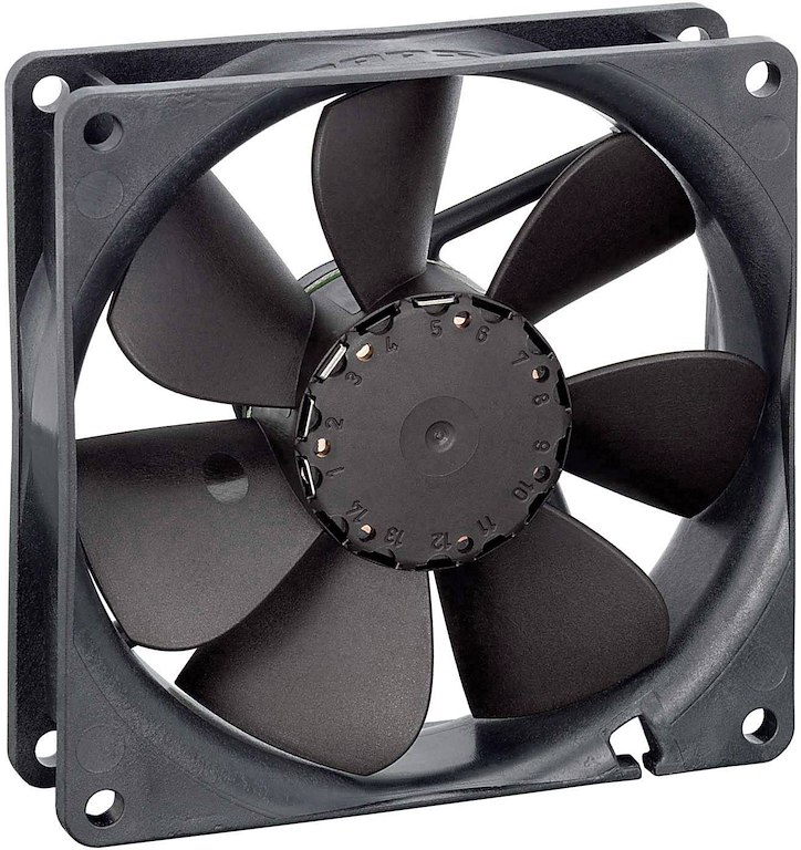 EBM Papst 3412 N/2 G aksijalni ventilator 12 V/DC 91 m³/h 92 x 92 x 25,4 mm