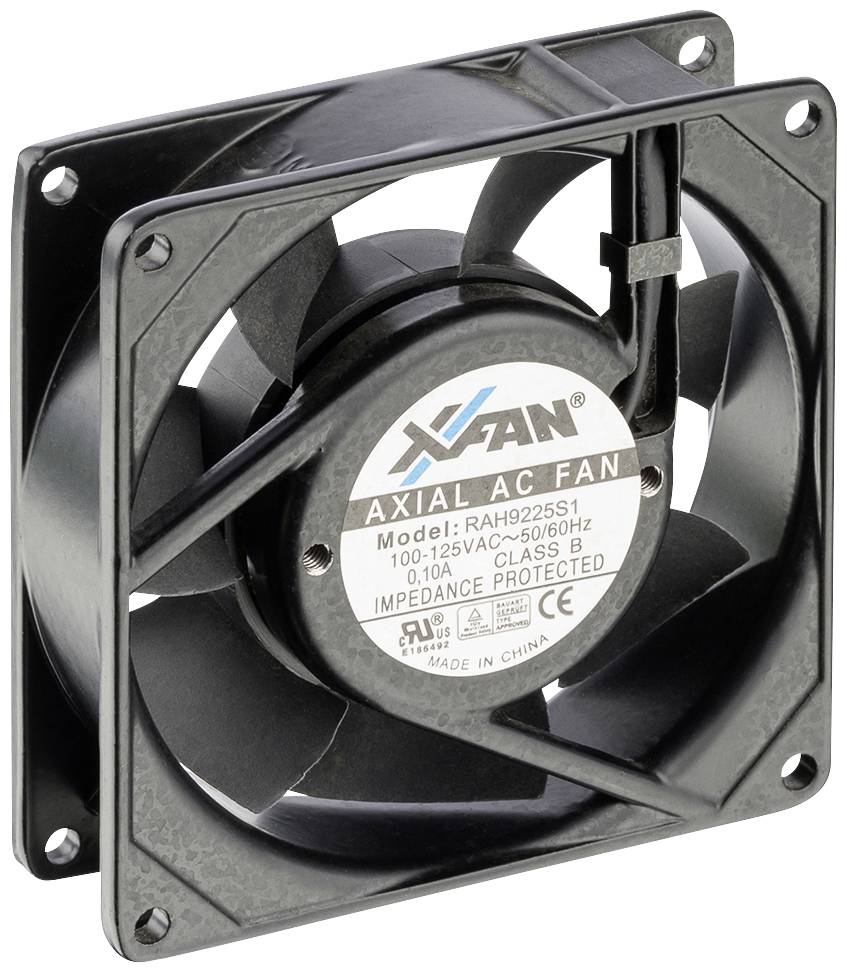 X-Fan RAH9225S1 aksijalni ventilator 230 V/AC 34 m³/h 92 x 92 x 25 mm