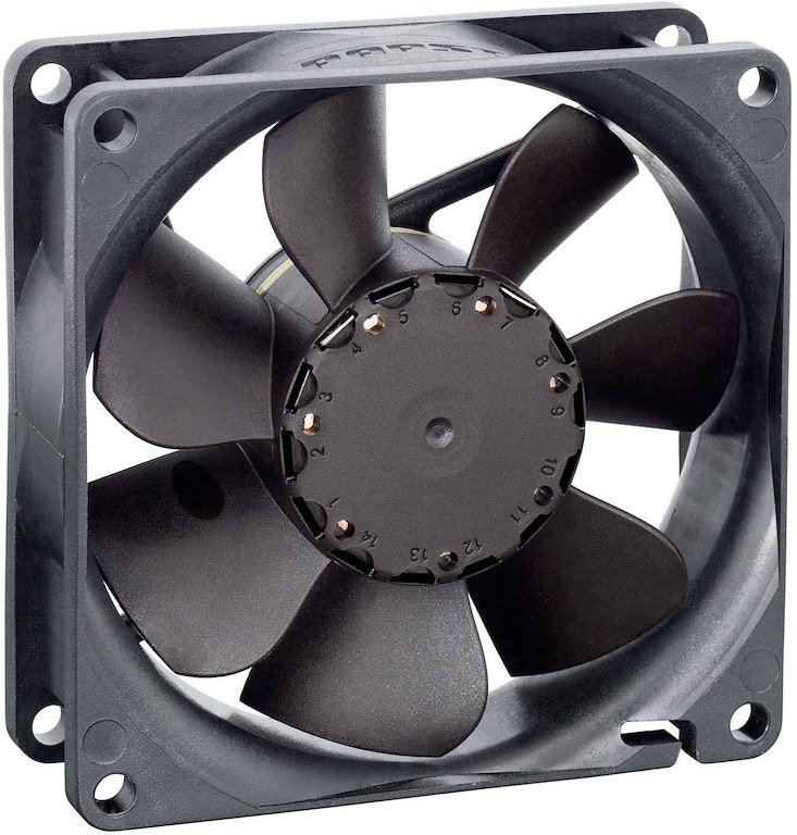 EBM Papst 8412 NGLE aksijalni ventilator 12 V/DC 30 m³/h 25,4 x 80 x 80 mm