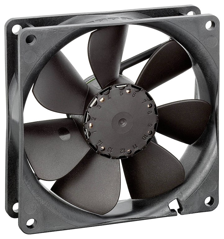 EBM Papst 3418N aksijalni ventilator 48 V/DC 82 m³/h 92 x 92 x 25 mm
