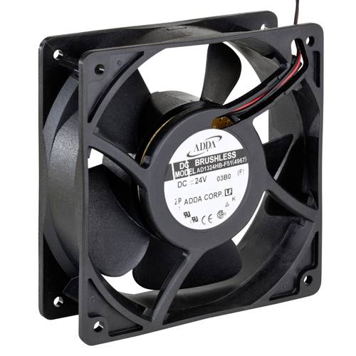ADDA AD1324HB-F51(4967) aksijalni ventilator 24 V/DC 246,1 m³/h 127 x 127 x 38 mm