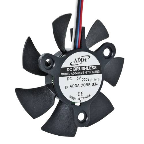 ADDA AD0405MB-G7B(Y43NS) aksijalni ventilator 5 V/DC 8,5 m³/h 40 x 40 x 10 mm