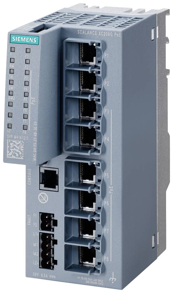 Siemens 6GK5208-0RA00-5AC2 industrijski Ethernet svič