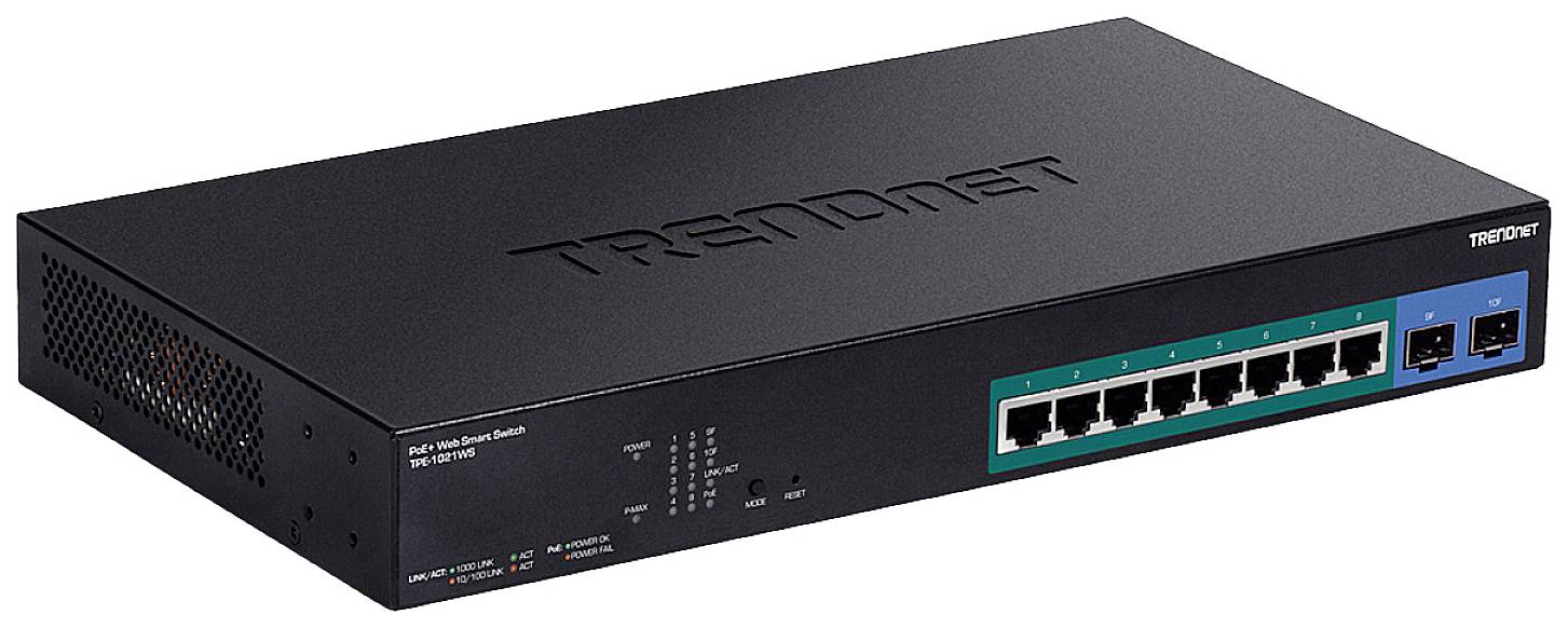 TRENDnet TPE-1021WS mrežni svič 8 10 / 100 / 1000 MBit/s
