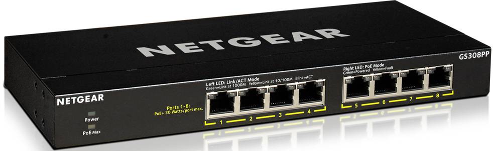 Netgear GS308PP mrežni svič