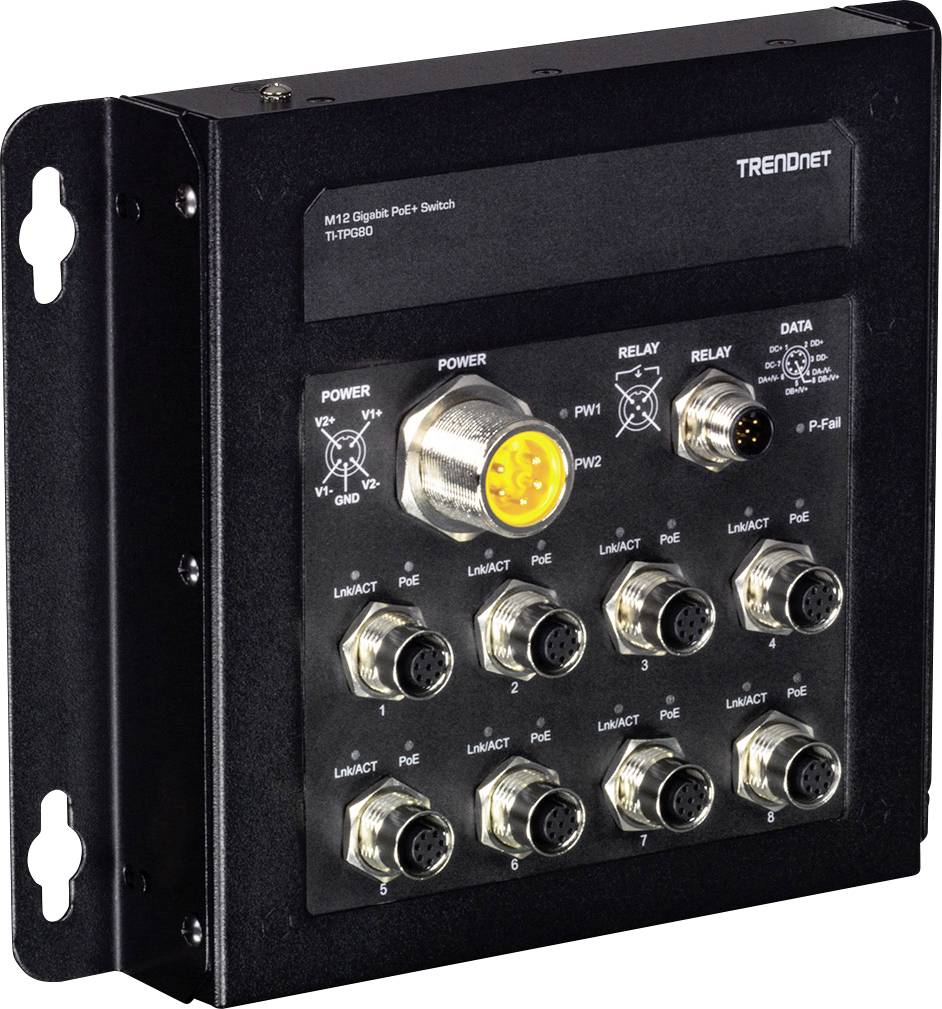 TRENDnet TI-TPG80 industrijski Ethernet svič