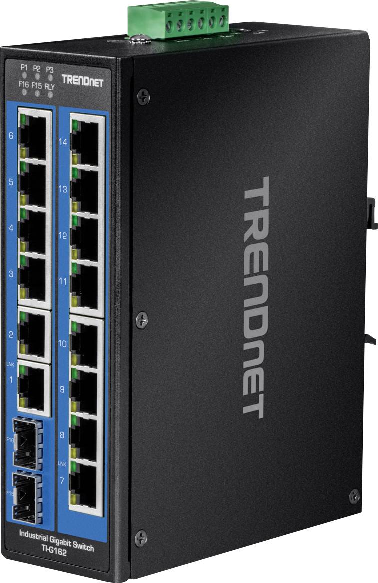 TRENDnet TI-G162 industrijski Ethernet svič 14