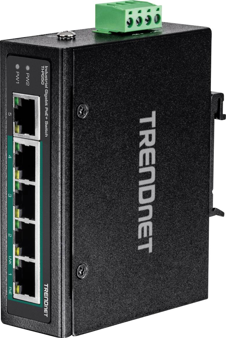 TRENDnet TI-PG50 industrijski Ethernet svič 10 / 100 / 1000 MBit/s