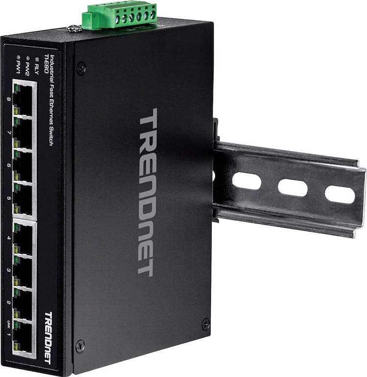 TRENDnet TI-E80 industrijski Ethernet svič