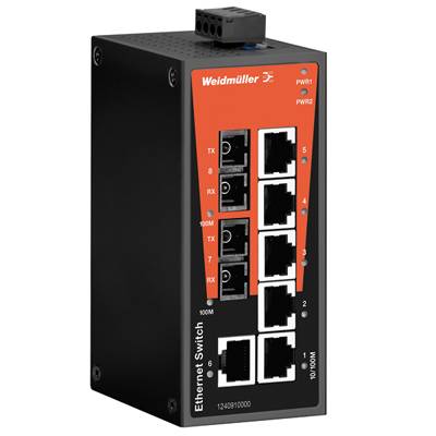 Weidmüller IE-SW-BL08-6TX-2SC industrijski Ethernet svič