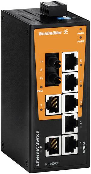 Weidmüller IE-SW-BL08-7TX-1ST industrijski Ethernet svič 10 / 100 MBit/s