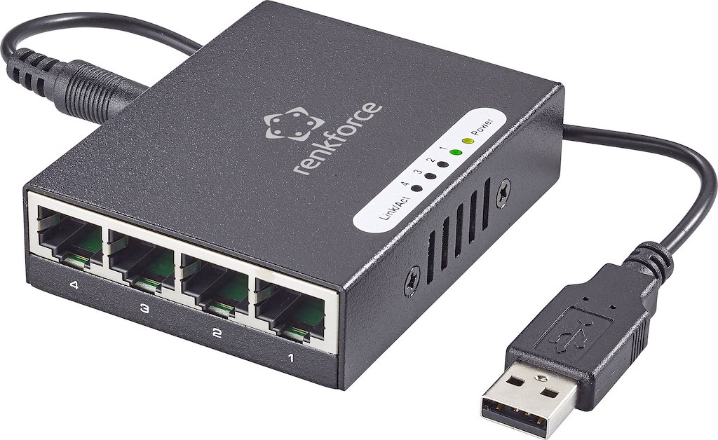 Renkforce RF-4270245 mrežni svič 4 vrata 1000 MBit/s