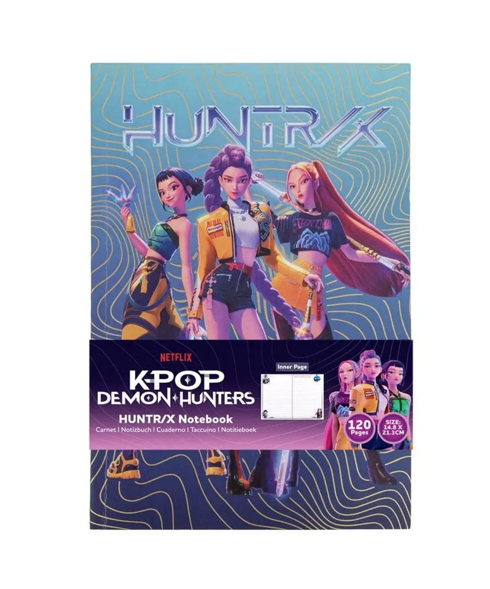 K-POP HUNTRIX sveska na linije mekog poveza 120 listova