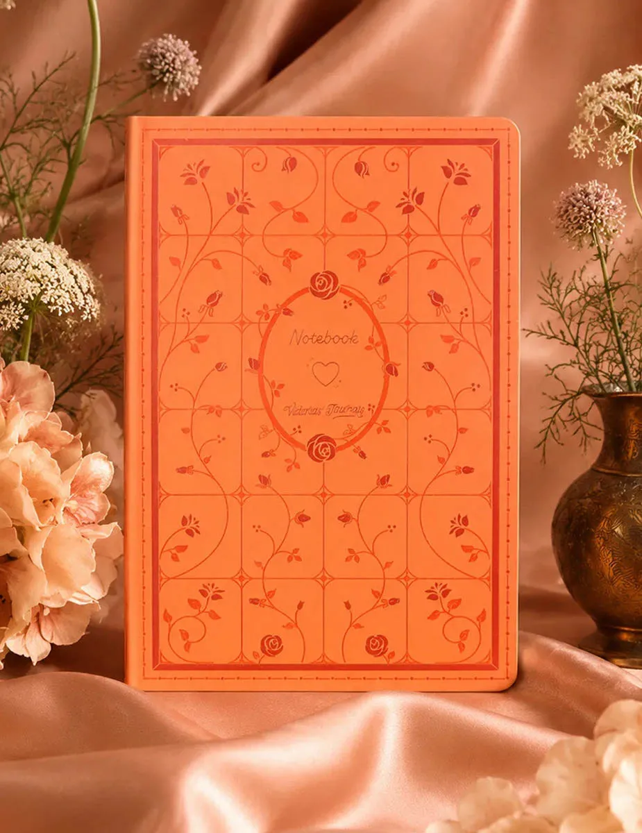 Victoria's Journals notes A5 FLEUR narandžasti