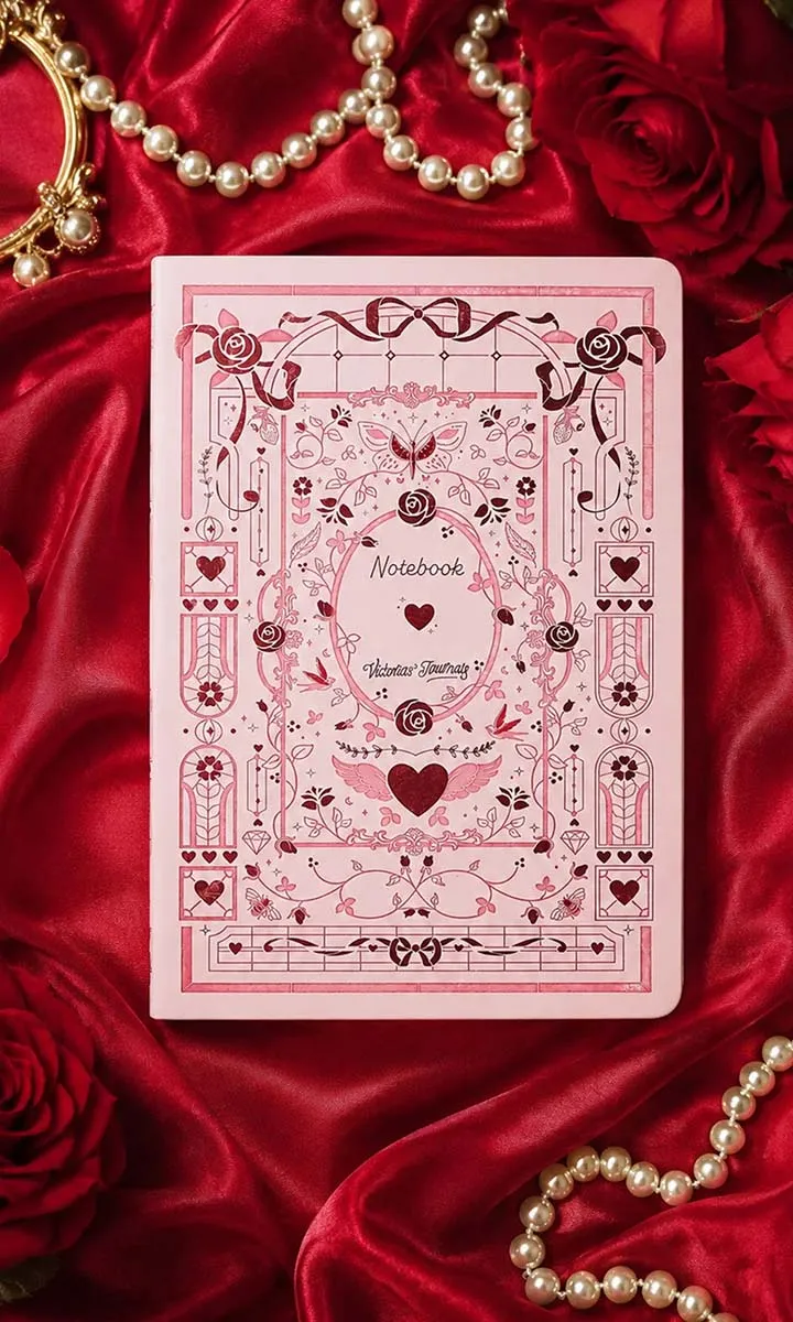Victoria's Journals notes na linije A5 AMOUR roze