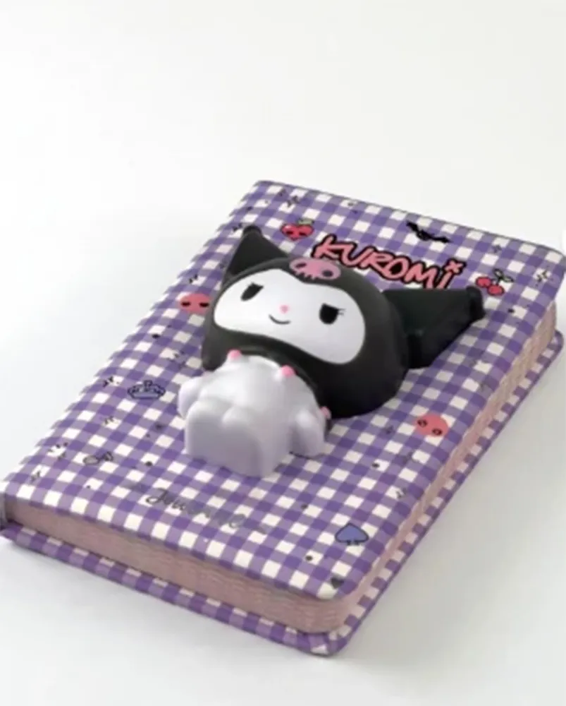 Kuromi squishy A6 notes na linije 192 lista