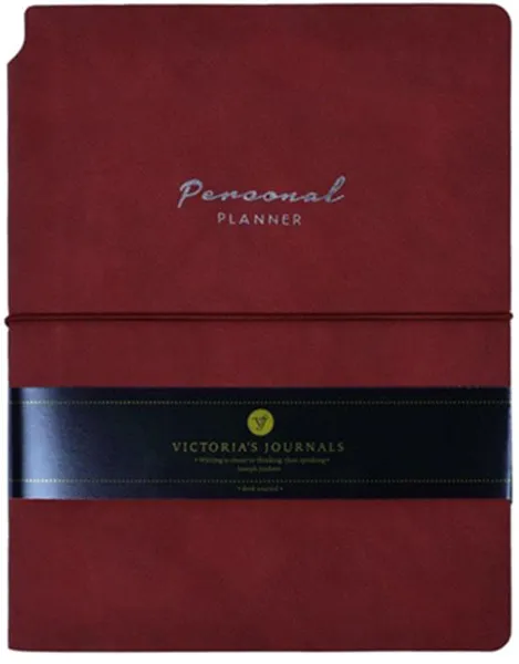 VICTORIJA'S JOURNALS notes na linije A5 TERAKOTA