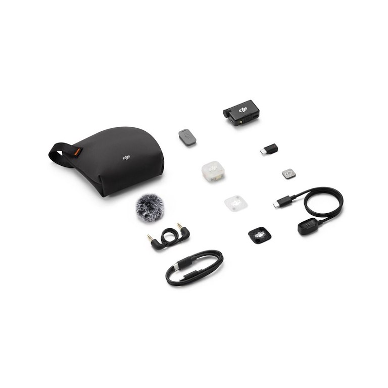 DJI Mic Mini 2S za 1 sagovornika (1 TX + 1 RX)