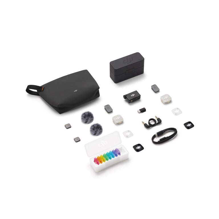 DJI Mic Mini 2S za dva sagovornika (2 TX + 1 RX + Charging Case)