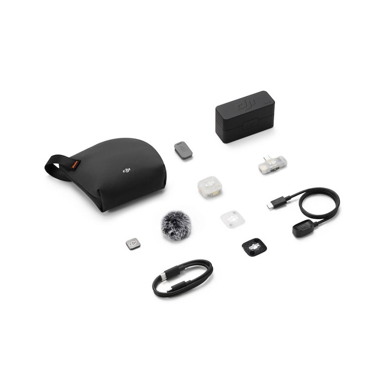 DJI Mic Mini 2S za 1 sagovornika (1 TX + 1 Mobile RX + Charging Case)