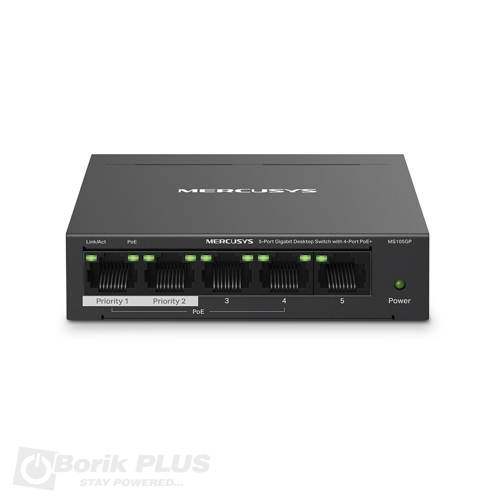 MERCUSYS POE 10/100/1000MB SWITCH SA 5 PORTOVA