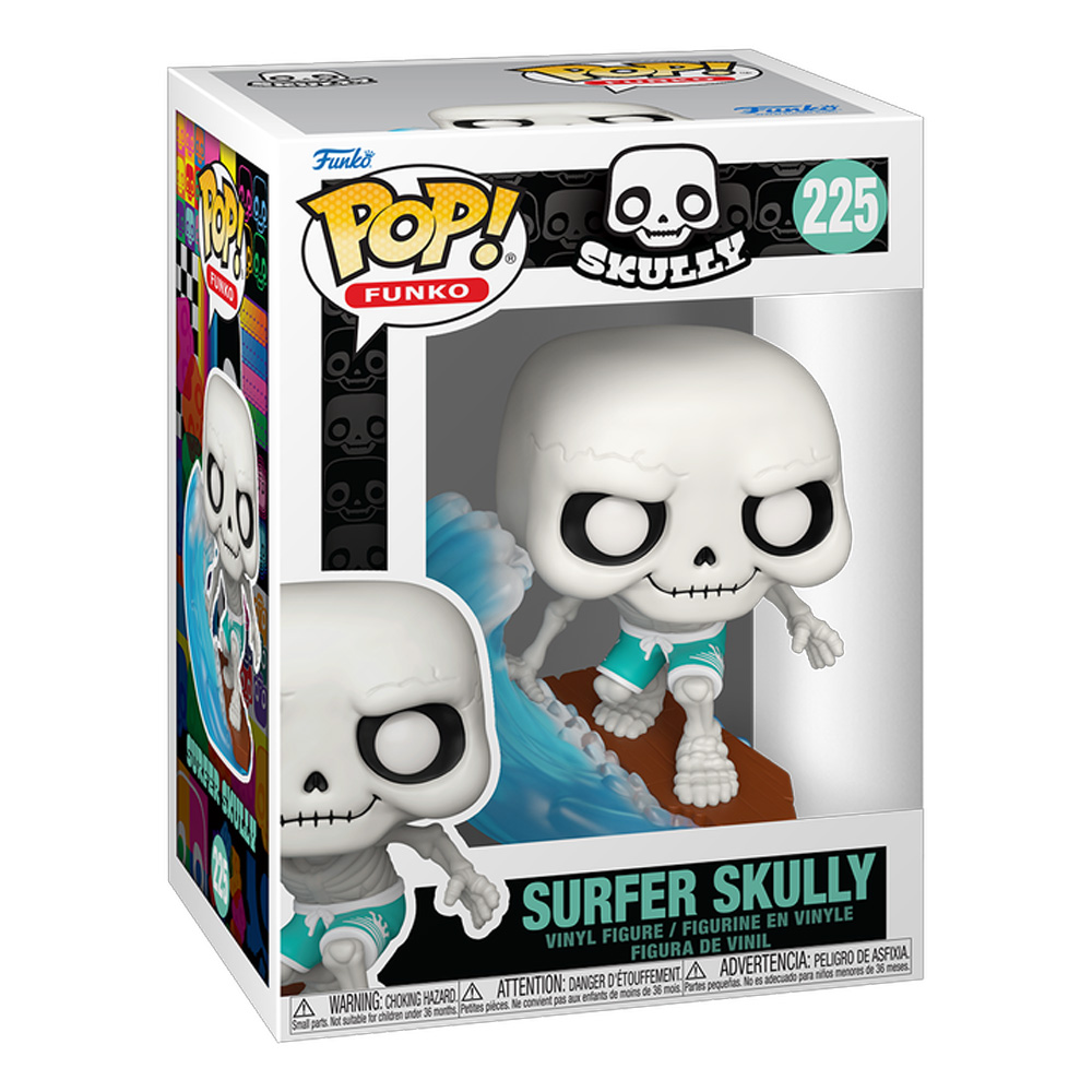 FUNKO POP! ICONS: SKELETON SUMMER – SURFER SKULLY