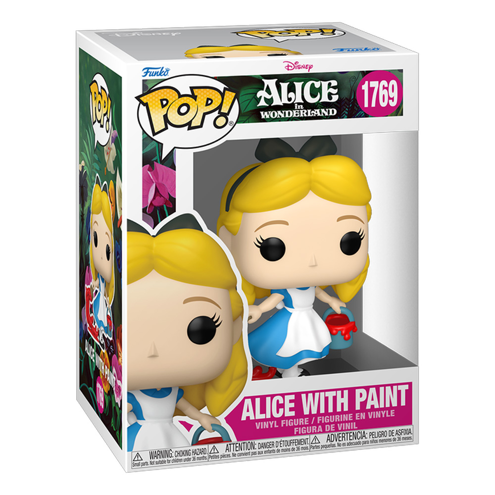 FUNKO POP! DISNEY : ALICE IN WONDERLAND S3 – ALICE W/PAINT