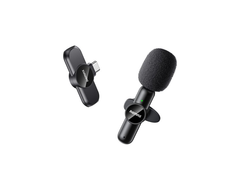 REMAX K09 BLUETOOTH MIKROFON TYPE-C CRNI