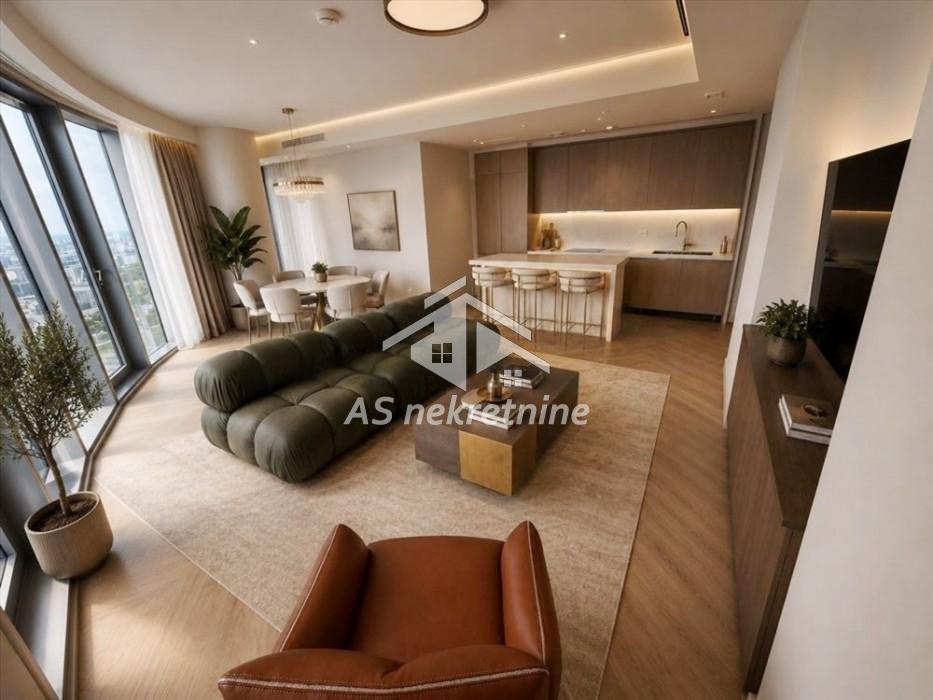Četvorosoban stan za izdavanje, Beograd na Vodi, Beograd, 144m², 15.000 €/mes