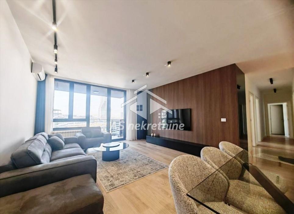 Četvorosoban stan za izdavanje, Beograd na Vodi, Beograd, 120m², 2.800 €/mes